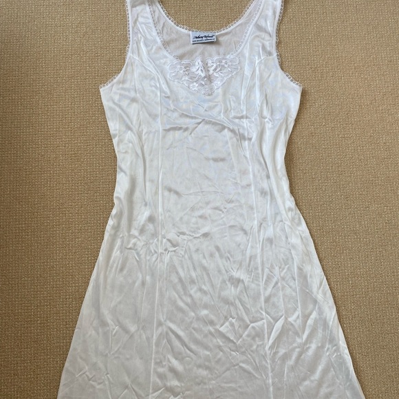 Anthony Richards | Intimates & Sleepwear | Elegant White Lace Trim Slip ...